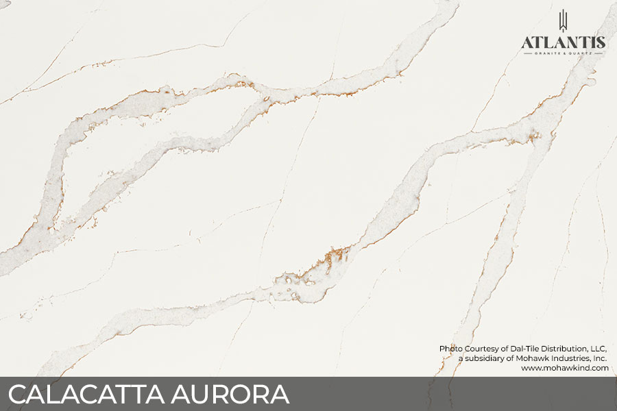 Daltile One Quartz Marble Calacatta Aurora Countertop - Regency Home ...