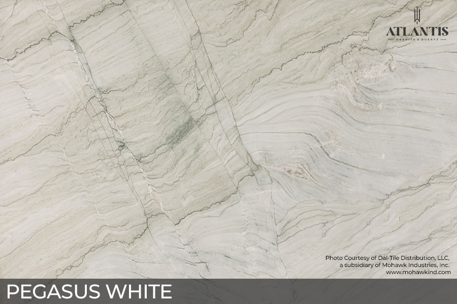 Daltile Quartzite Pegasus White Countertop - Regency Home Remodeling