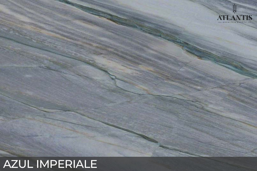 MSI Quartzite Azul Imperiale Countertop - Regency Home Remodeling